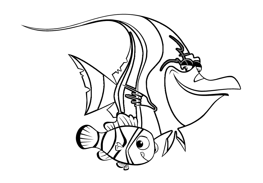 Nemo Clown Fish Coloring Page Finding Nemo Coloring Page Best Of Under