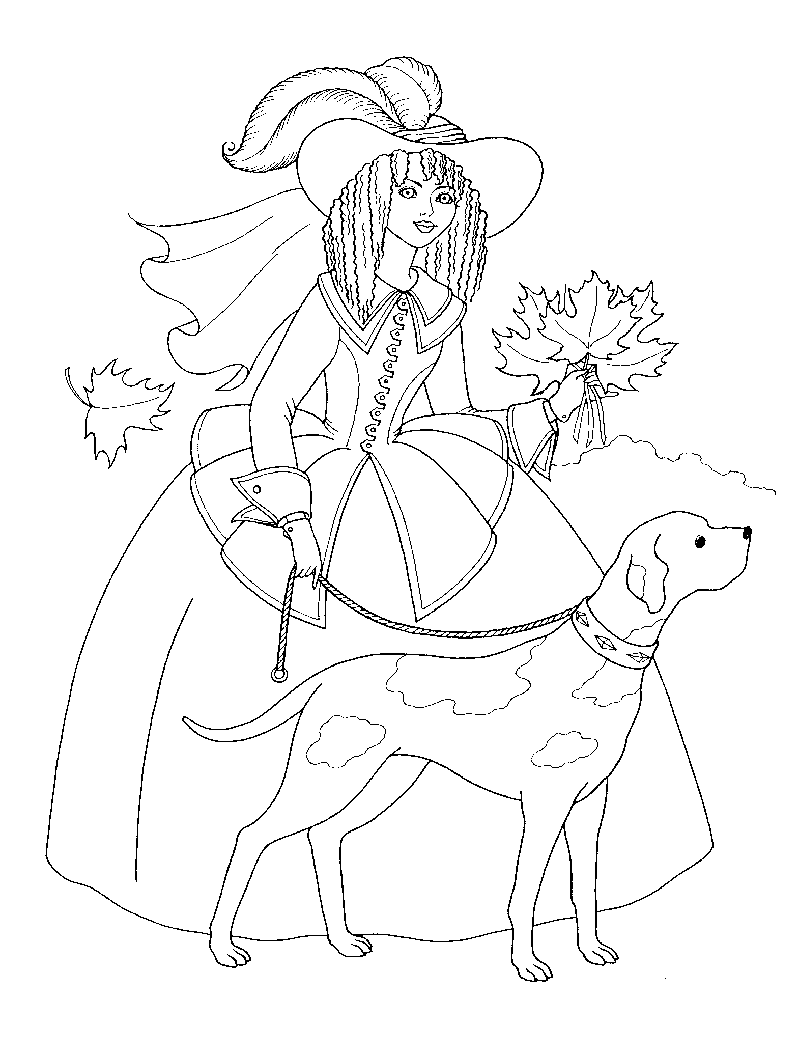 Princess Coloring Page Dog Dogs 101 Coloring Pages Download And Print